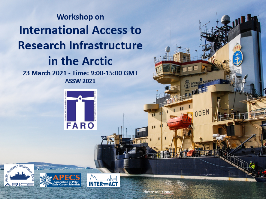 Workshop on access to research infrastructure in the Arctic at the ASSW - INTERACT