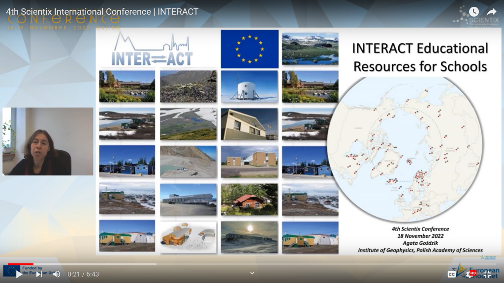 INTERACT presented at Scientix conference - INTERACT